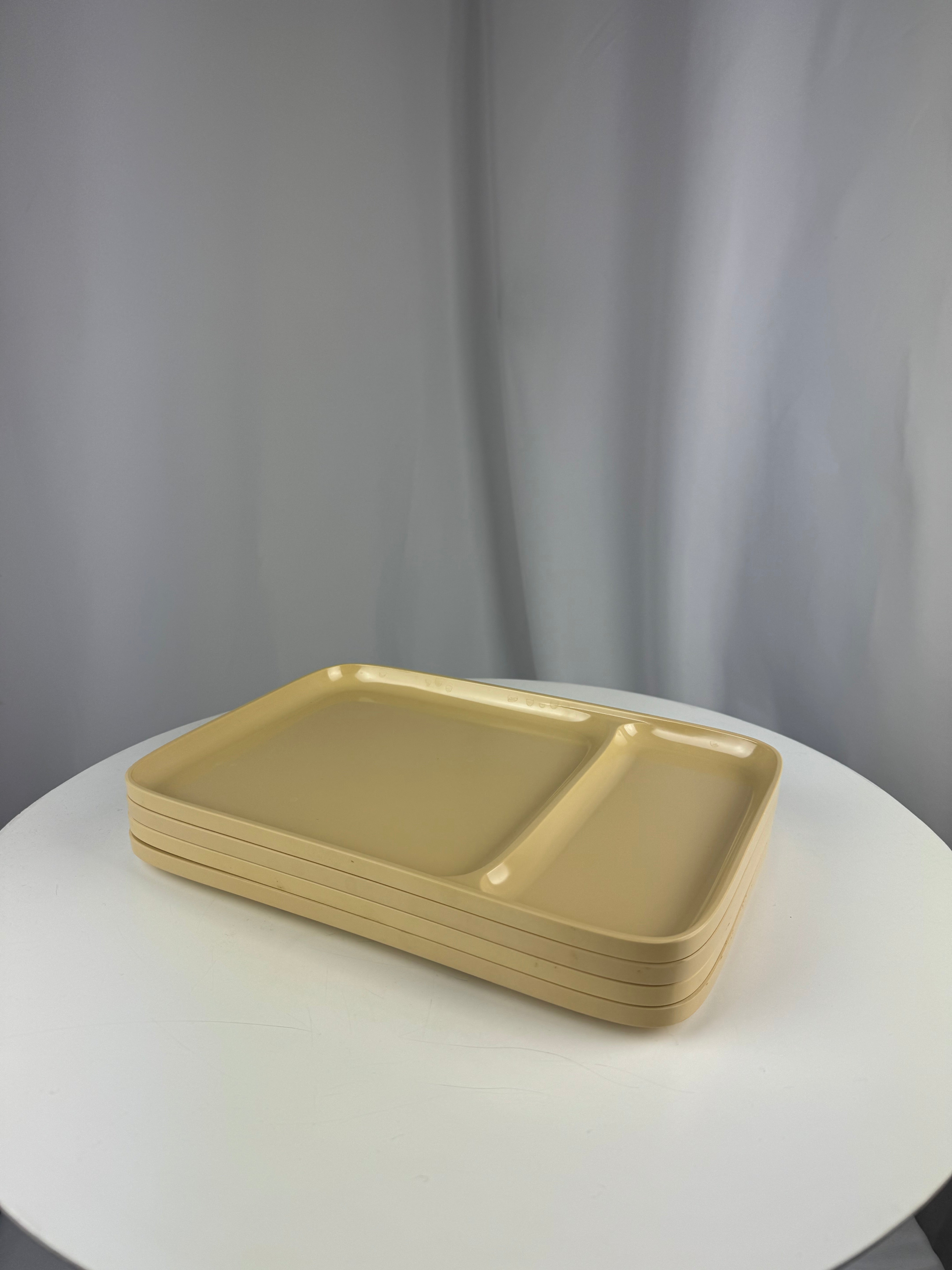 Vintage Rosti Denmark Stackable Plates Beige – STAY Home Furnishings