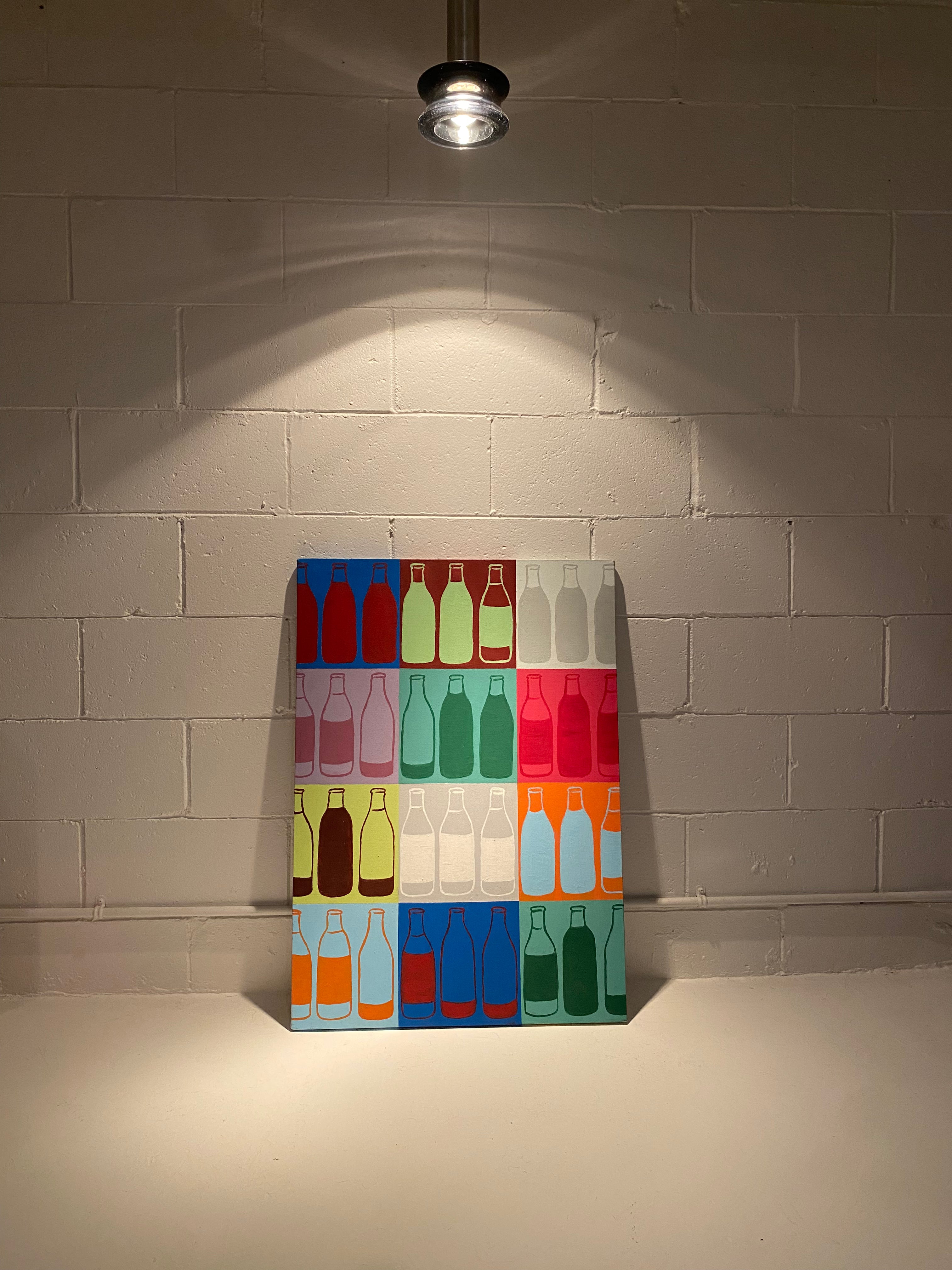 Vintage Oil Painting in the Style of Andy Warhol – STAY Home Furnishings